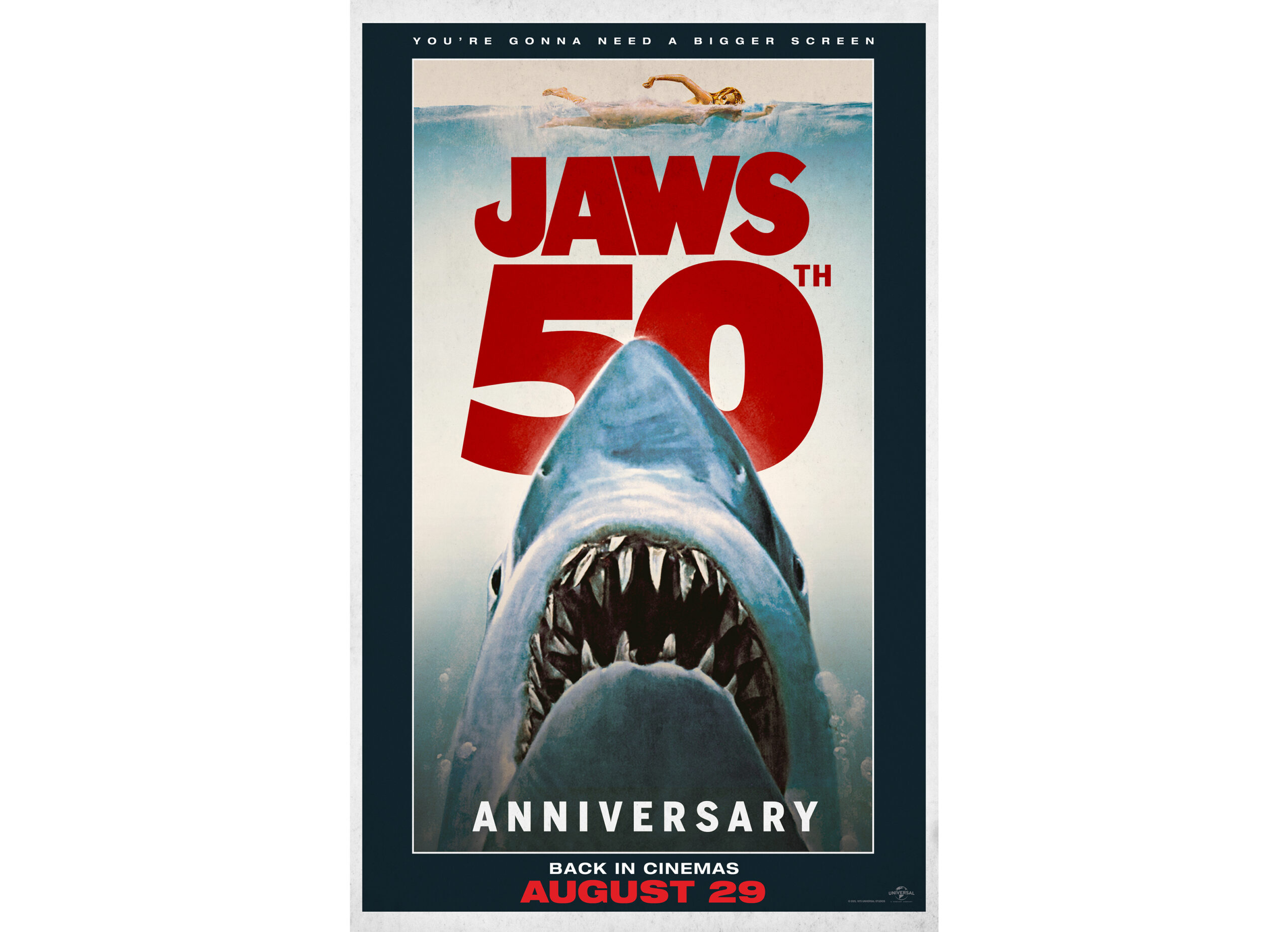 Jaws [50th Anniversary Re-Issue] (12A) - MK Gallery